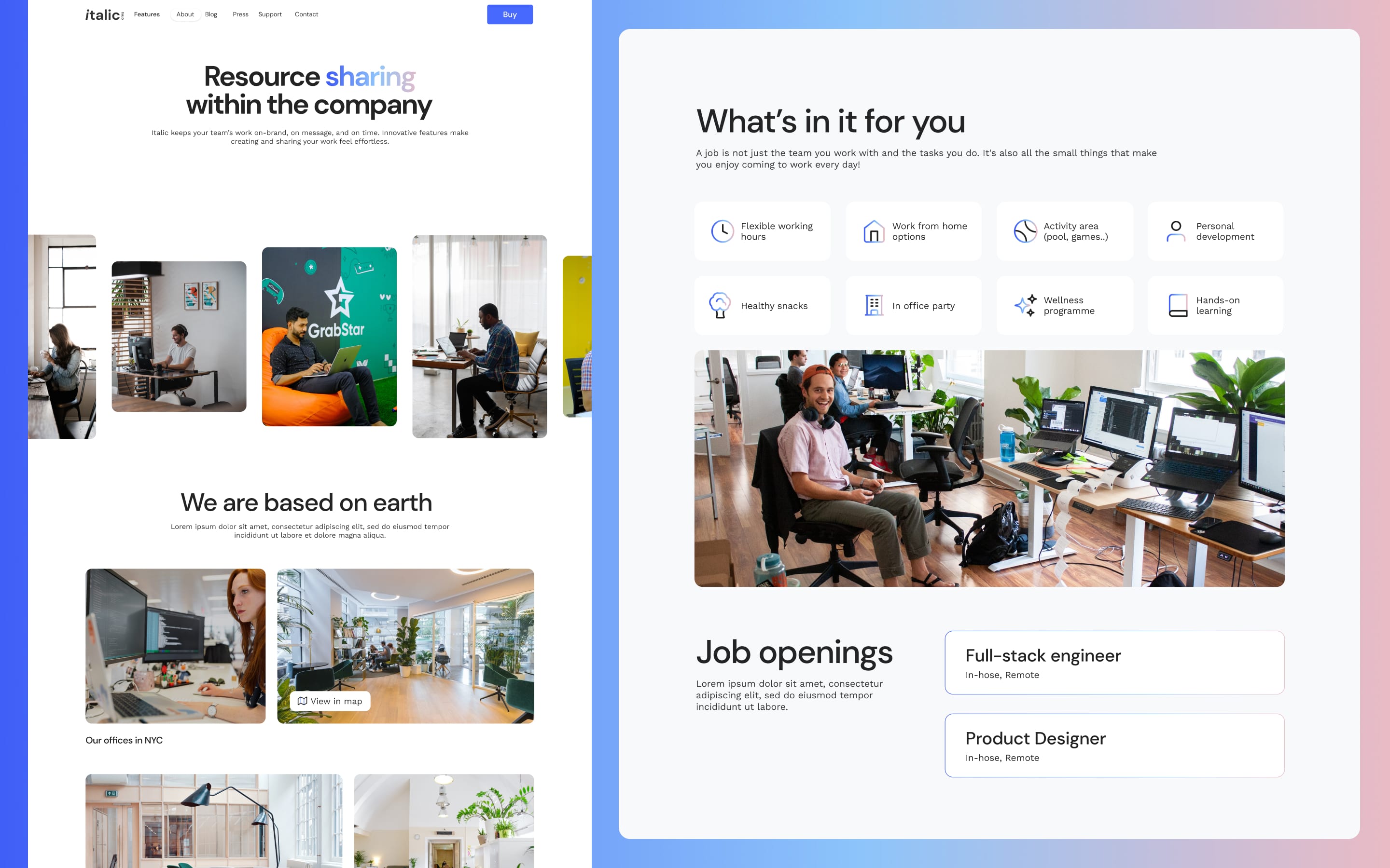 Italic CMS - SaaS Webflow Template | Wedoflow